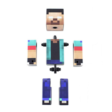 Minecraft Papercraft Bendable Herobrine