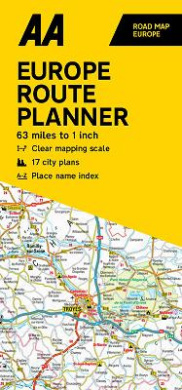 AA Road Map European Route Planner (AA European Road Maps) by ...