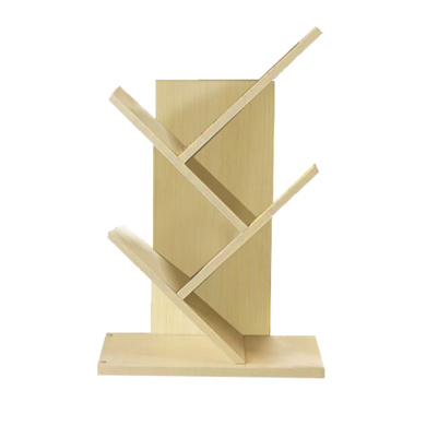 WorldFront Naturals - Stylish 3-Tier Tree Bookshelf | Pine Colour ...